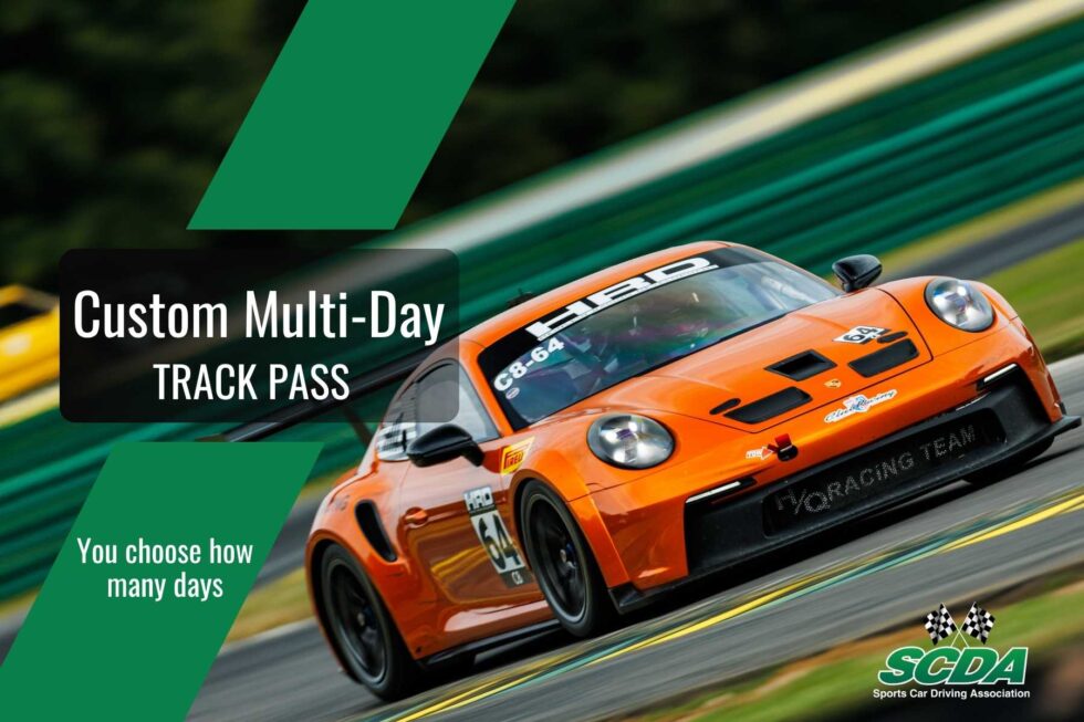 SCDA SCDA Multi Day Custom Track Pass