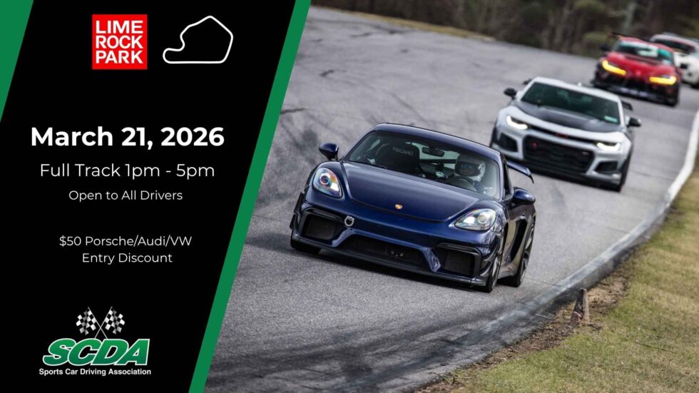 Lime Rock Park Track Day Event- March 21, 2026 - SCDA