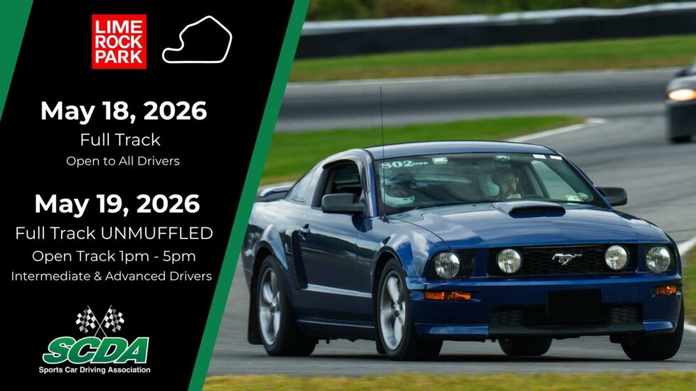 SCDA- Lime Rock Park Track Day- May 18th, 2026 - SCDA